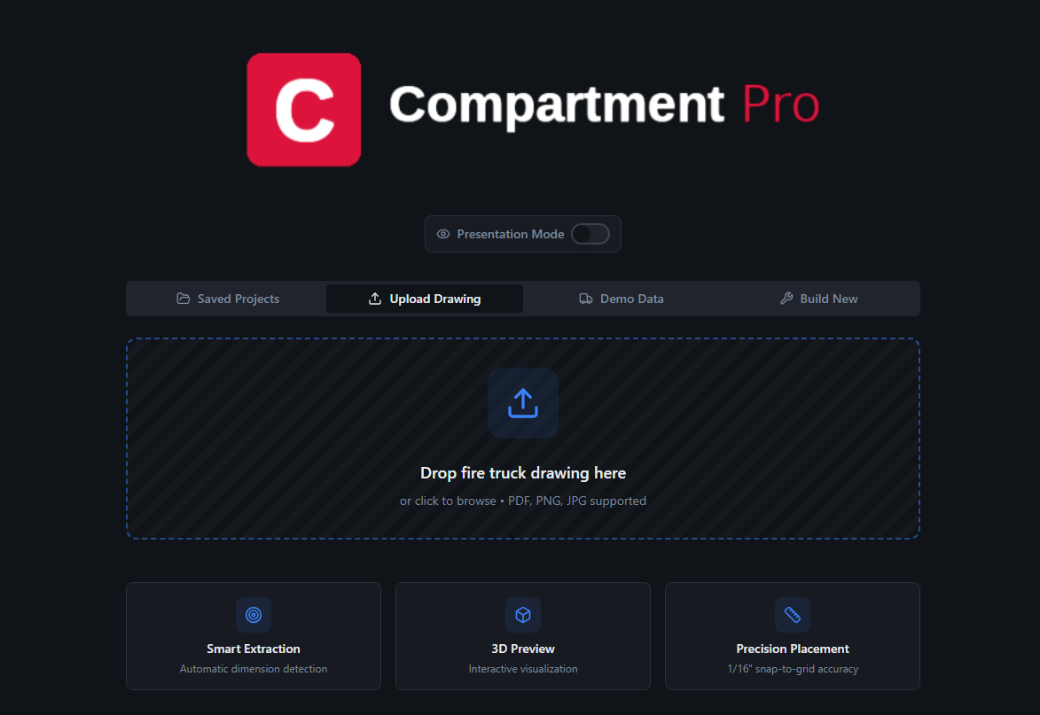 Compartment Pro | Fire Truck Compartment Design & Quoting Software